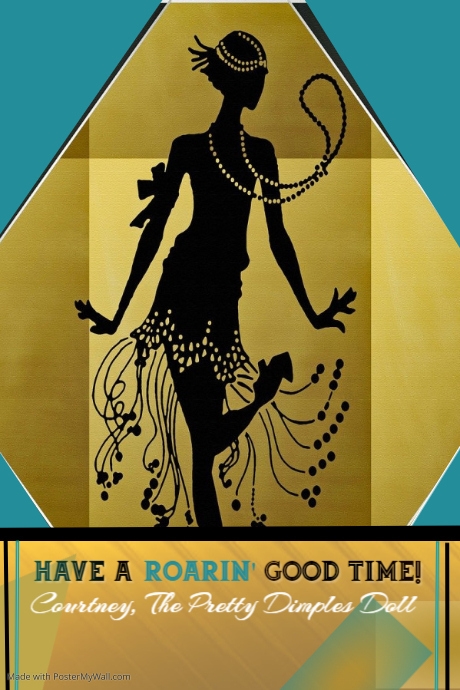 Roaring 20s Flapper Girl | PosterMyWall