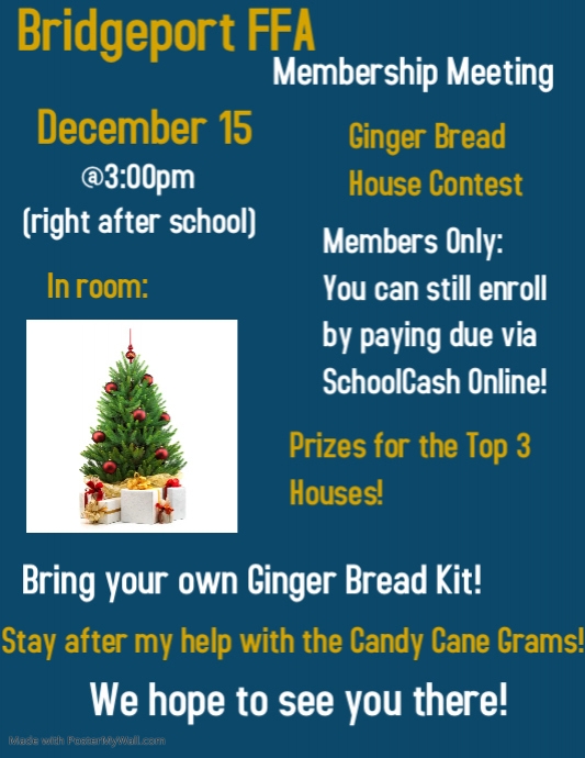 FFA December Meeting | PosterMyWall