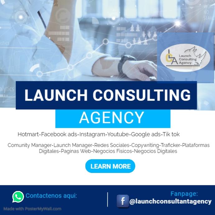 Launch Consulting Agency | PosterMyWall