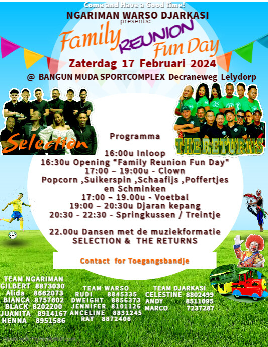 Family Fun day flyer template | PosterMyWall