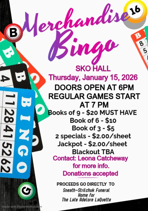 Merch Bingo | PosterMyWall