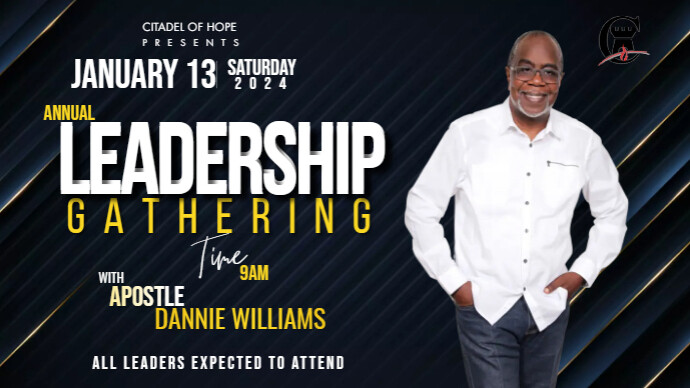 2024 Leadership Gathering | PosterMyWall