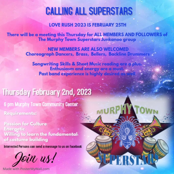 Copy of USHER RECRUITMENT FLYER | PosterMyWall