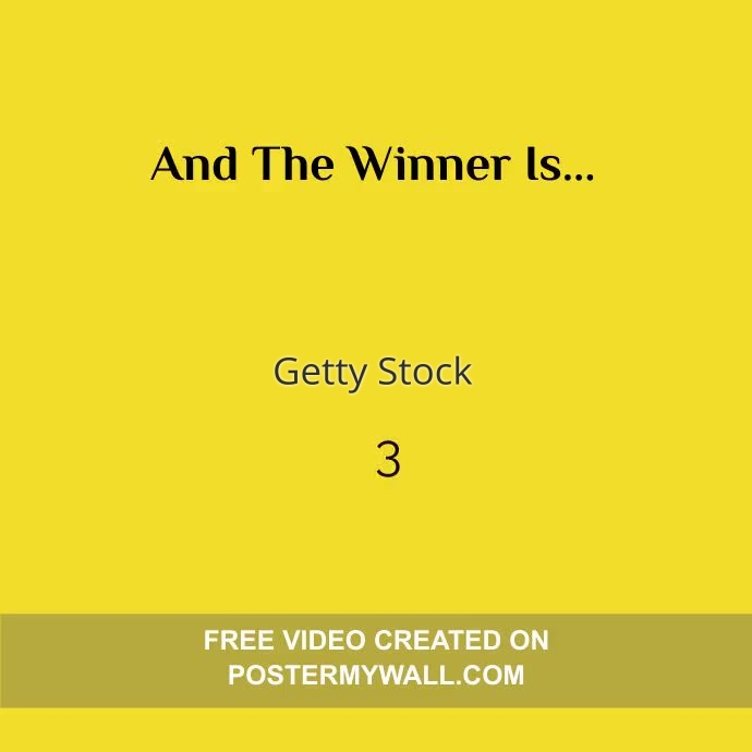 Giveaway Winner Announcement Video Template | PosterMyWall