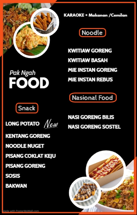 Copy of Menu Makanan fix | PosterMyWall