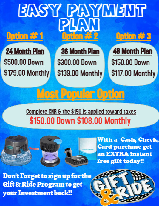 Easy Payment Plan | PosterMyWall
