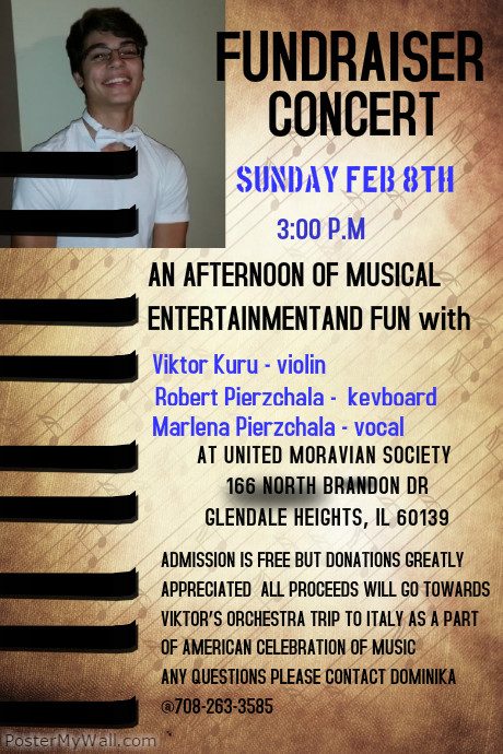 fundraiser concert | PosterMyWall
