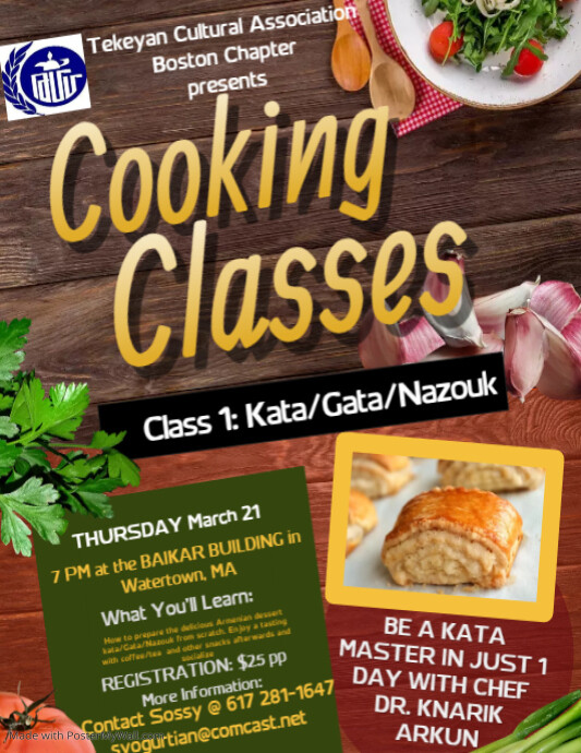 Copy of Cooking Class Flyer | PosterMyWall