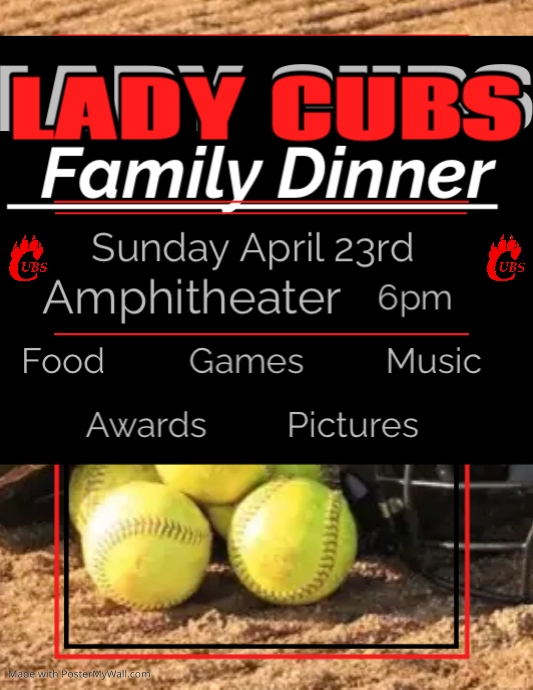 Copy of Softball Locker sign | PosterMyWall