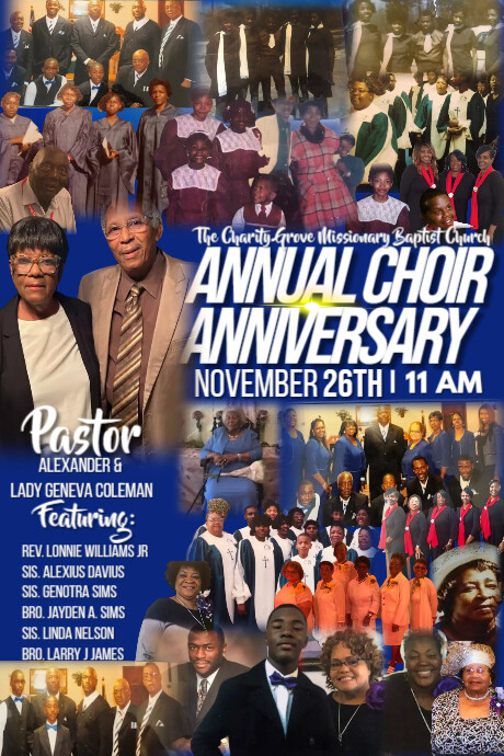 Charity Grove Choir Flyer | PosterMyWall