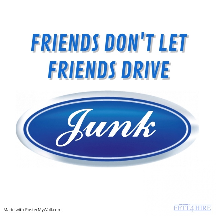 Blue Junk | PosterMyWall