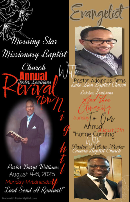 Lilium Order of Service Program Template | PosterMyWall