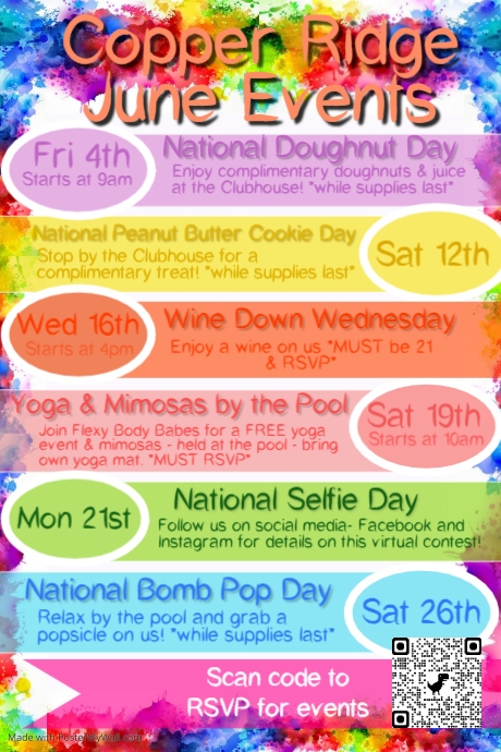 June Events | PosterMyWall