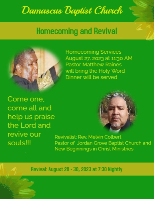 Revival Flyer | PosterMyWall