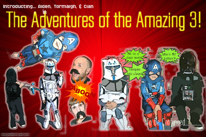 The Adventures of the Amazing 3! | PosterMyWall