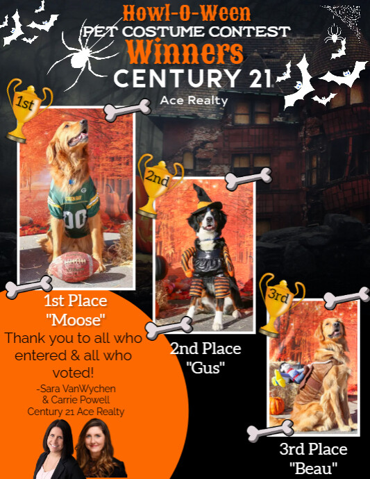 Halloween Dogs Costume Party Flyer Template (1) | PosterMyWall