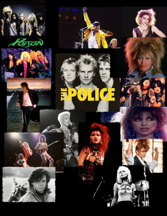 80s Template | PosterMyWall