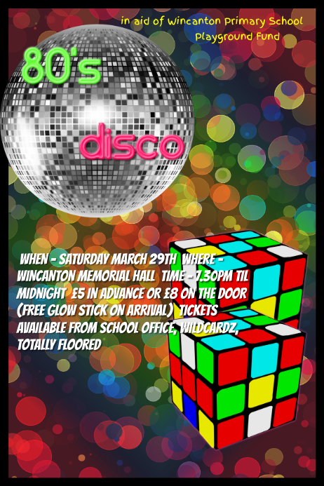 80s night Template | PosterMyWall