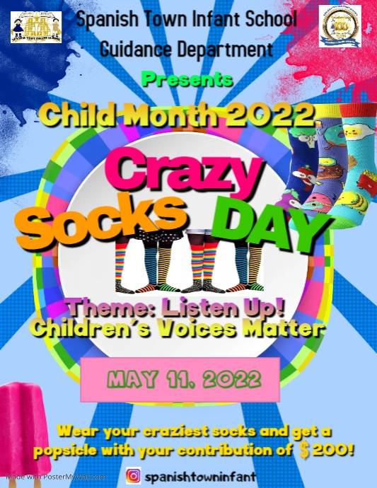 Crazy Socks Day 2022 | PosterMyWall
