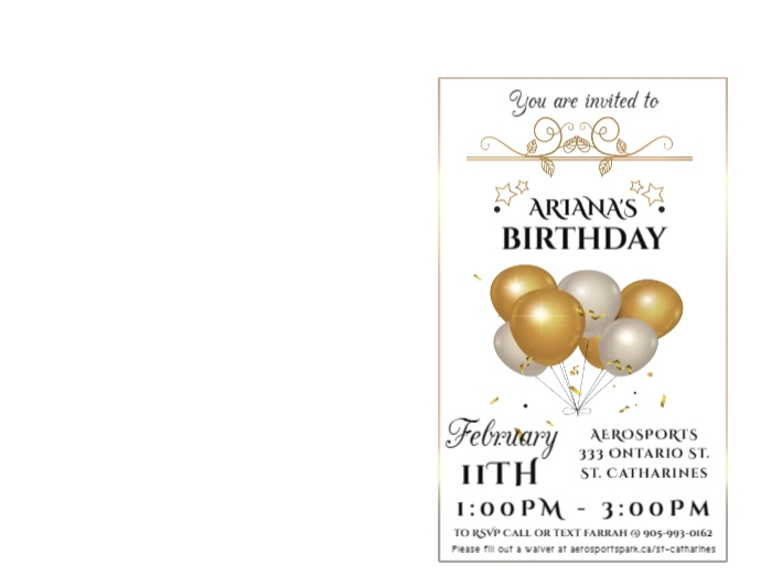 birthday invitation (1) | PosterMyWall