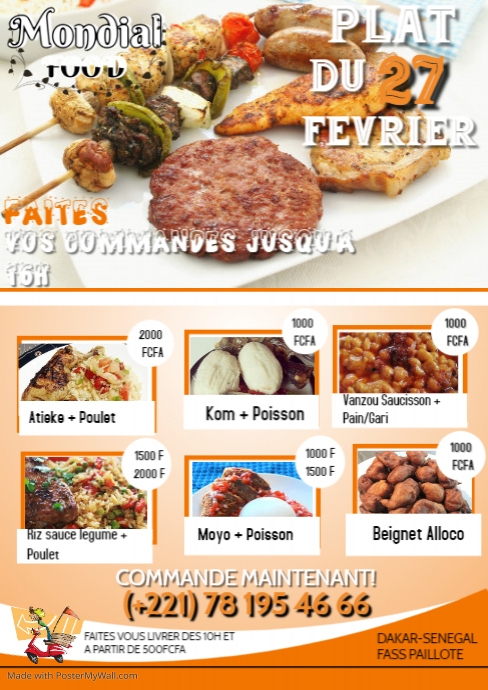 Copie de Copie de Fresh meat flyer | PosterMyWall