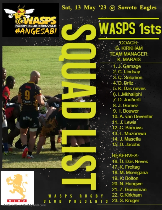 Squad list (1) | PosterMyWall