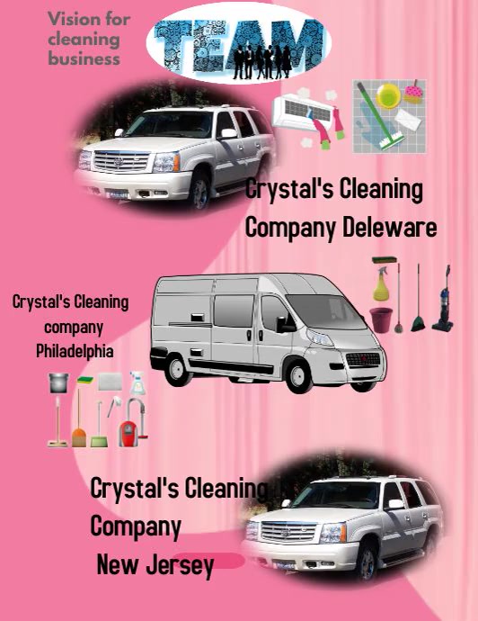 Cleaning business vision board | PosterMyWall