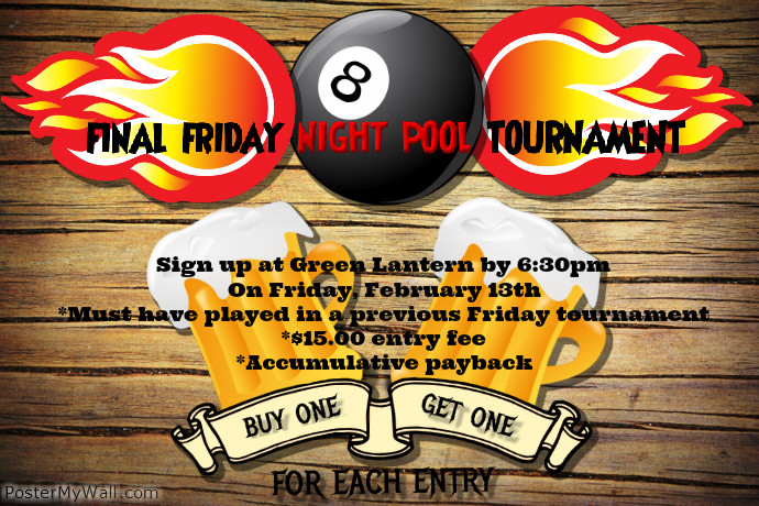POOL TOURNAMENT 2015 | PosterMyWall