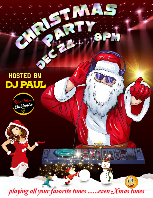 Christmas Party 2020 | PosterMyWall