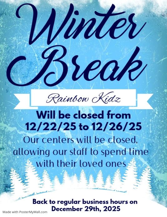 Winter Break English | PosterMyWall