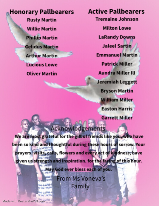 Funeral Program Large Booklet (inside) | PosterMyWall