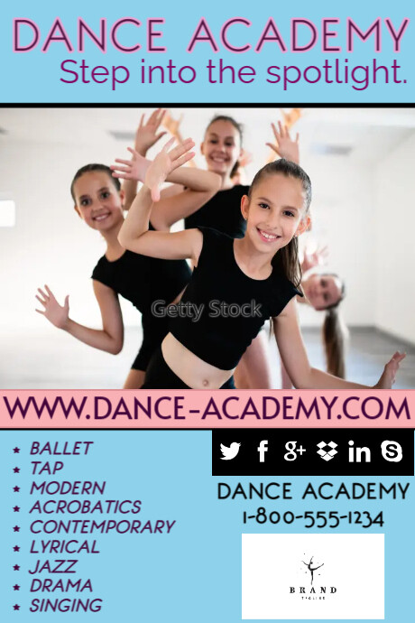 Copy of DANCE ACADEMY | PosterMyWall