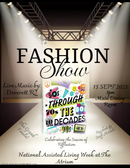FASHION SHOW POSTER | PosterMyWall