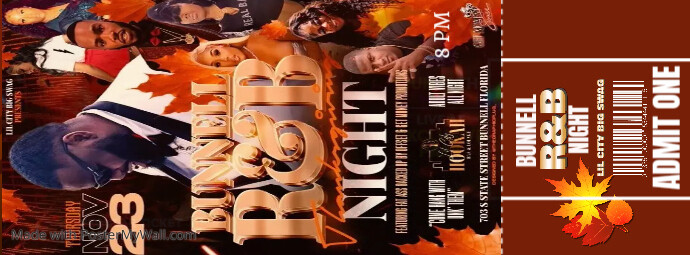 Copy of Concert event ticket design | PosterMyWall