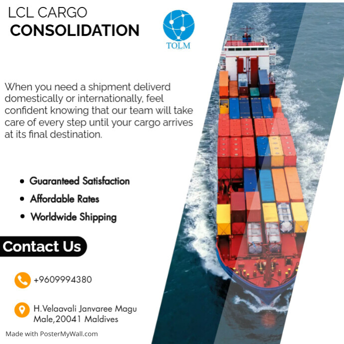 TRANSPORT AND LOGISTICS CARGO TEMPLATE | PosterMyWall