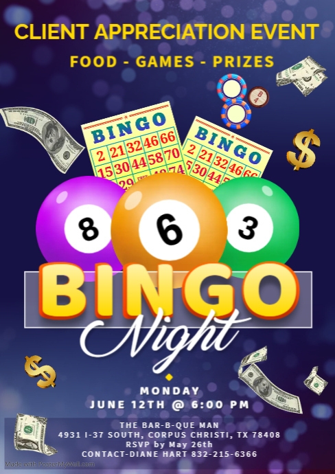 Bingo Night Event Flyer | PosterMyWall