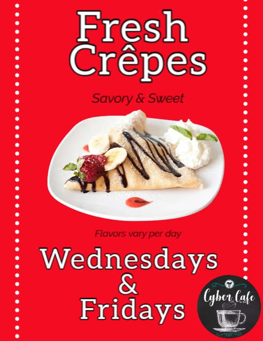 Crepes - Portrait | PosterMyWall