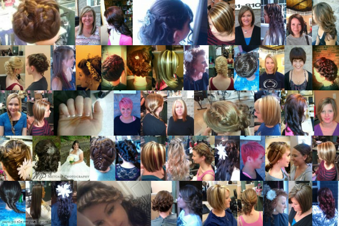 Hair art collage | PosterMyWall
