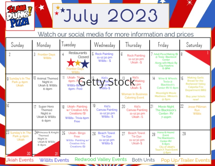 Copy of July 2023 Calendar | PosterMyWall