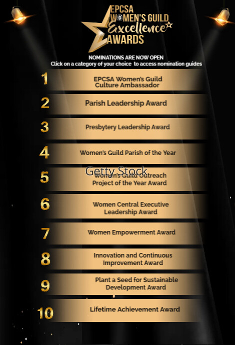 EPCSA Women's Guild Excellence Awards Nomination Brochure | PosterMyWall