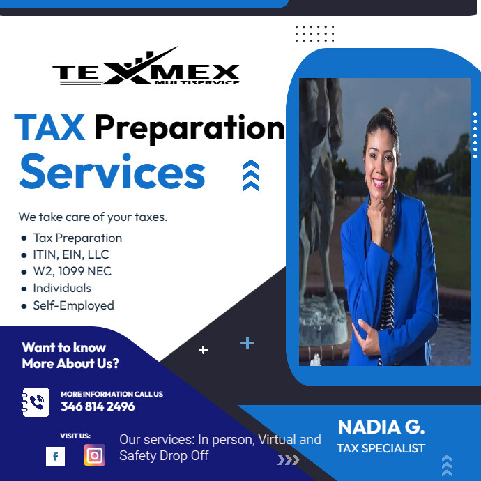 Income tax Services, Tax Preparation | PosterMyWall