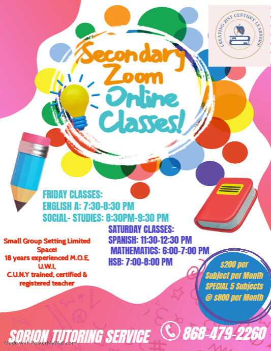 English Tutoring Flyer (4) | PosterMyWall