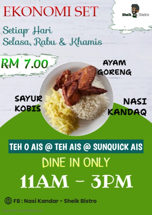 Food Menu A4 | PosterMyWall