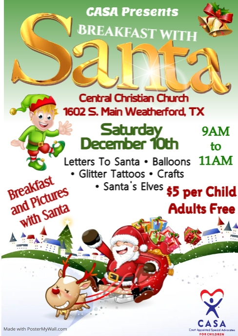 A4 Christmas Event Template | PosterMyWall