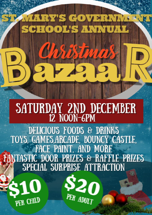 Christmas Bazaar Flyer | PosterMyWall