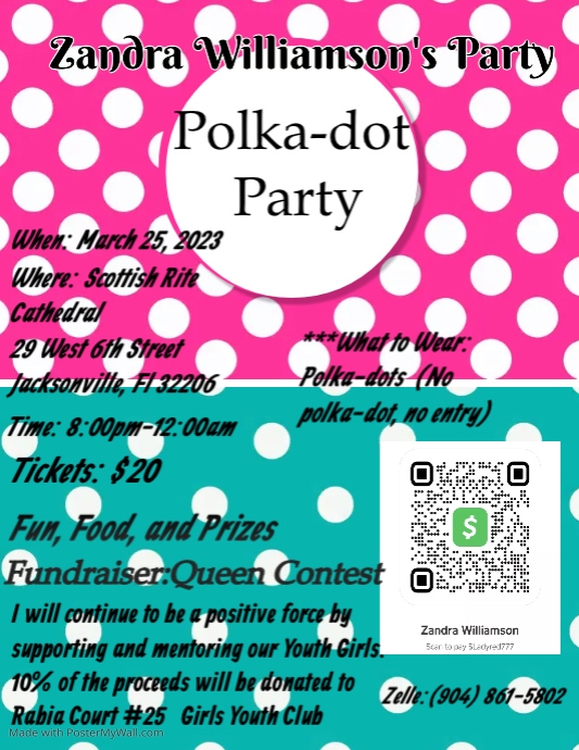 Copy of POLKA DOT DOTS SPOT SPOTS BIRTHDAY PARTY | PosterMyWall