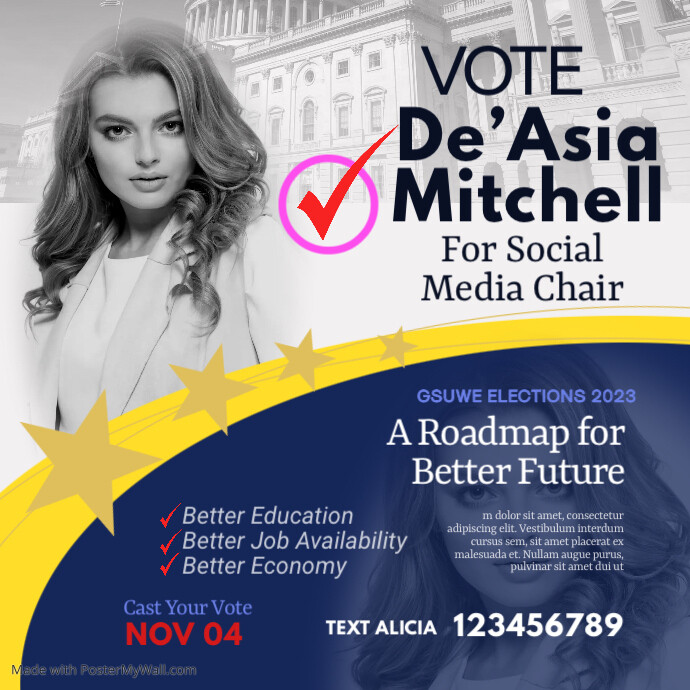 Election Campaign Instagram Post | PosterMyWall