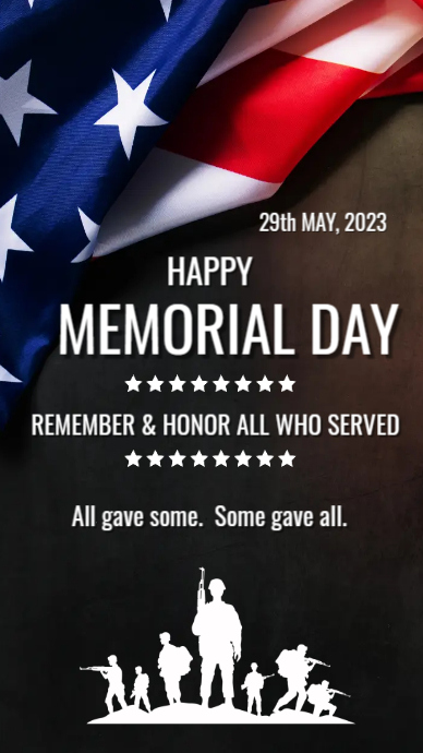 happy memorial day,memorial day greeting card | PosterMyWall