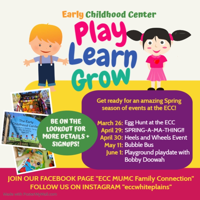 ECC 2022 Spring events | PosterMyWall