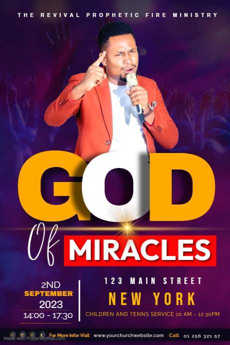 Church Service | PosterMyWall